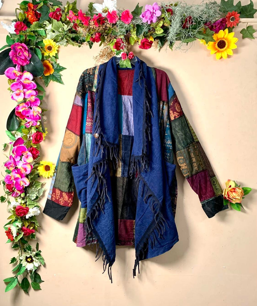 Hmong Patchwork Turtleneck Cloak – Habiba Boho Boutique