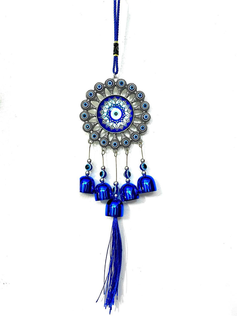 Evil Eye Blue Bell Wall Hangings – Habiba Boho Boutique
